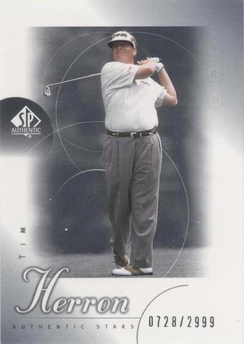 2001 SP Authentic - Authentic Stars Tim Herron #71 /2999 (RC) for sale ...
