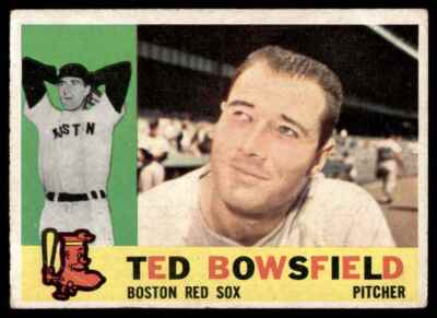 1960 Topps Ted Bowsfield Boston Red Sox #382 | eBay
