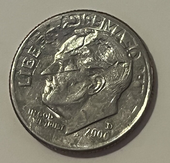 2000 D Roosevelt Dime - Multiple Errors -Extremely Rare One Of A Kind ...