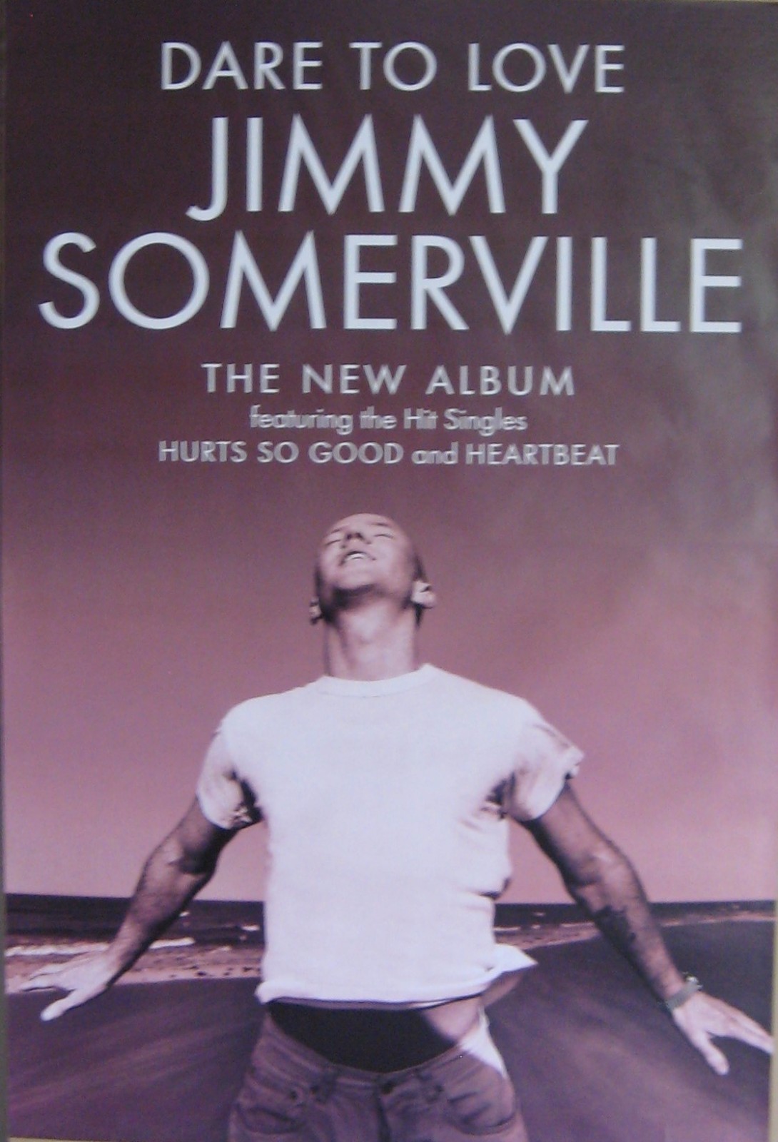 40x60" HUGE SUBWAY POSTER~Jimmy Somerville 1995 Dare to Love Heartbeat ...