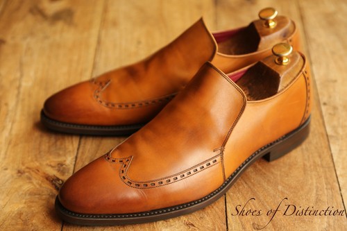 Loake Design Druitt Tan Brown Leather Loafers Shoes Men's UK 10 F US 11 ...