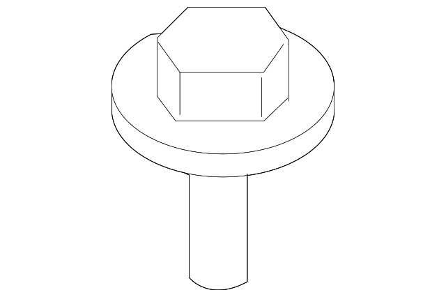 BMW 07119904288 Genuine OEM Factory Original Fender Liner Screw for ...