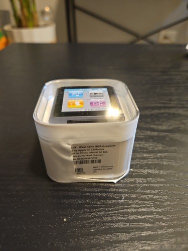 Apple iPod Nano 6th Generation 8GB -A1366 Graphite, Never Played, Has ...