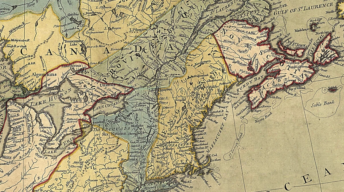 Northern Colonies Map