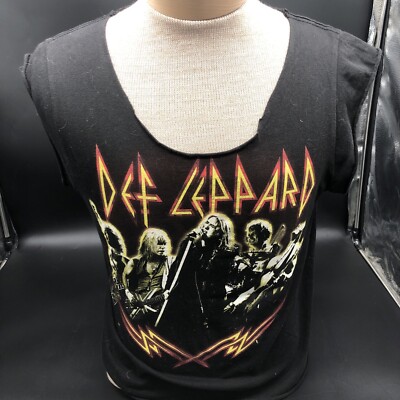 Def Leppard Women’s Crop Top Size S/M | eBay