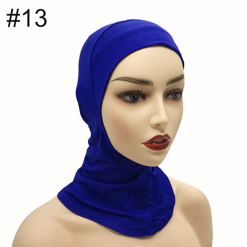 Women's Under Scarf Hat Cap Bone Bonnet Ninja Hijab Islamic Neck Covers ...