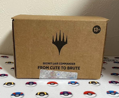 MTG Secret Lair Commander Deck From Cute To Brute Limited Edition ...