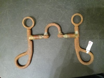 Used correction bit sweet iron 5 in mouth short shank copper wrapped ...