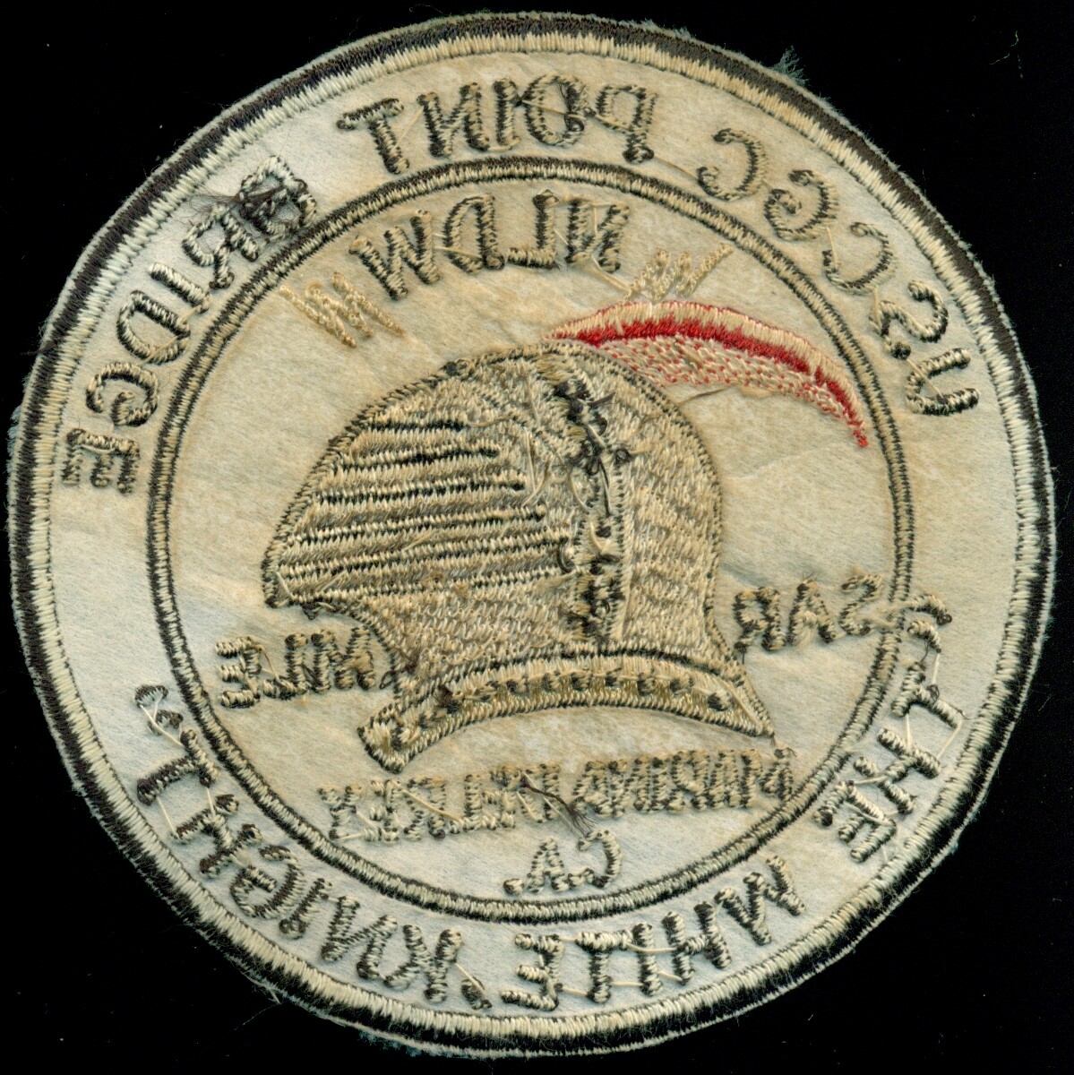 USCGC Coast Guard Point Bridge Marina Del Rey California Patch AA-1 | eBay