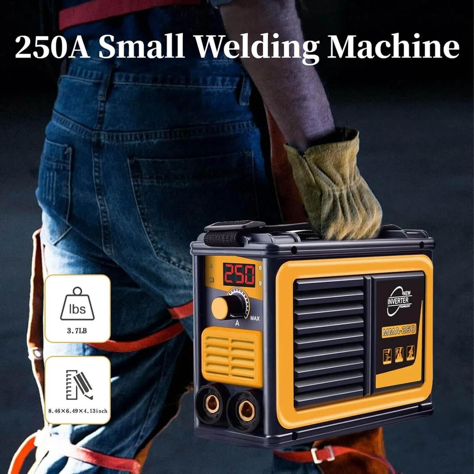 250A 110V Welding Machine, Portable Welder Machine, IGBT Digital ...