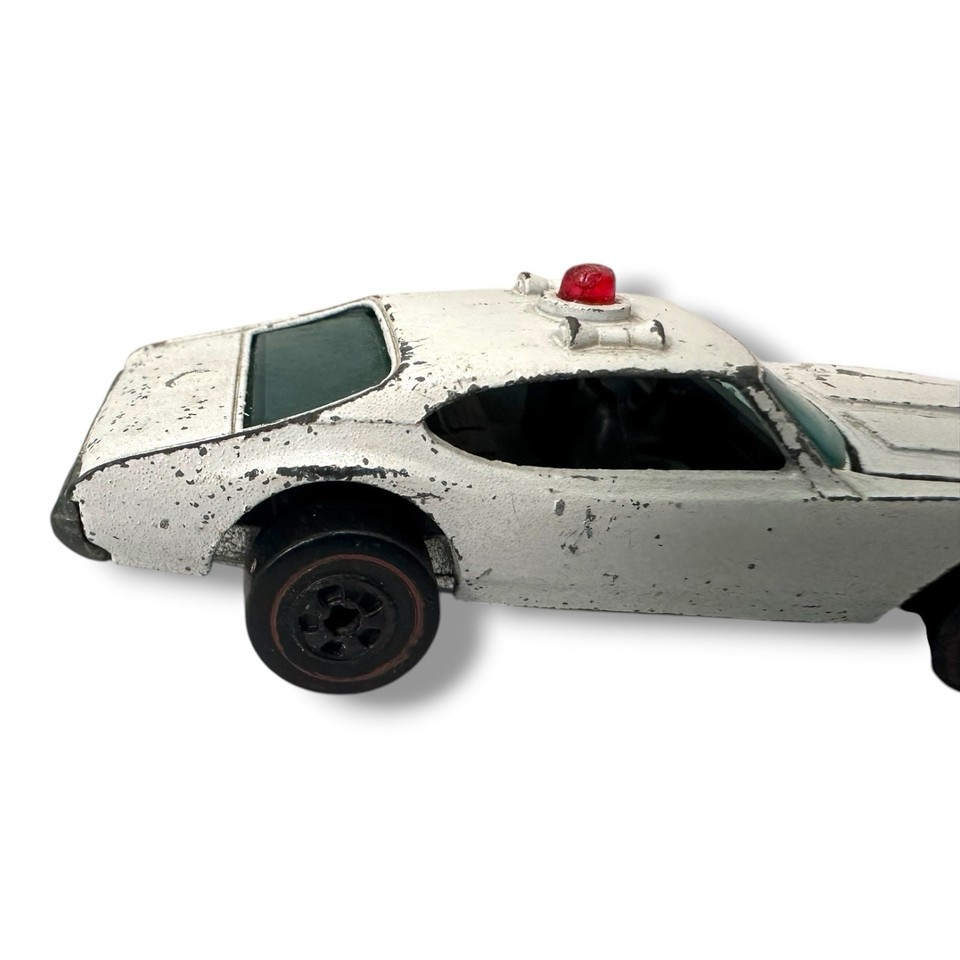 Vintage Hot Wheels Red Line 1969 Olds 442 Police Car With Red Light ...