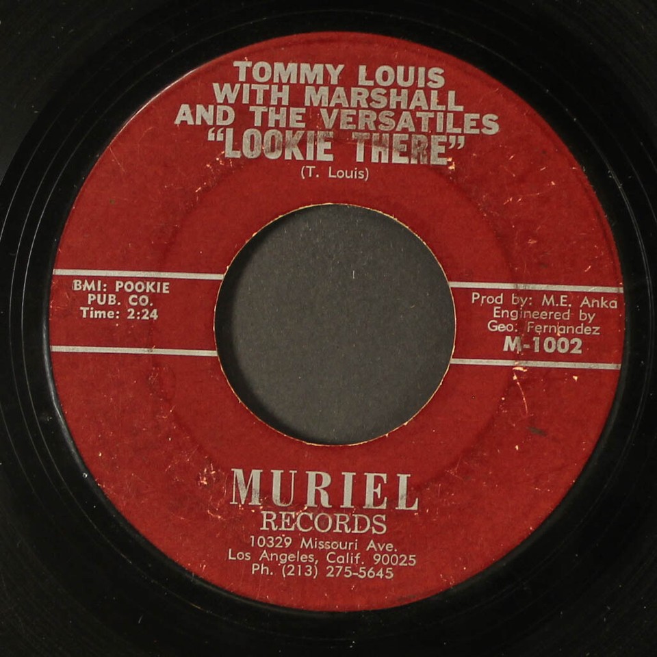 TOMMY LOUIS: wail baby wail / lookie there MURIEL 7" Single 45 RPM | eBay