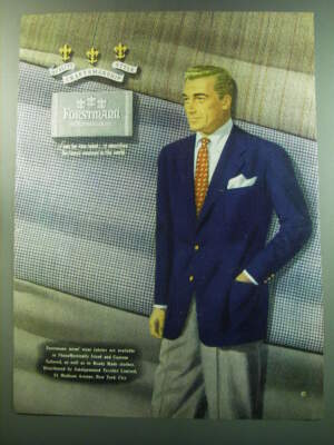 1949 Forstmann Wool Fashion Advertisement - Look for this label | eBay