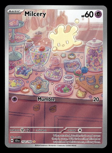 Milcery 152/142 Illustration Rare Stellar Crown Pokemon Card | eBay