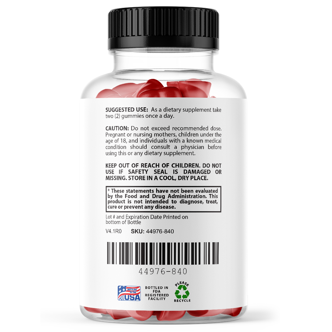 (2 Bottles) Vital Grow XL Gummies - Maximum Strength Dietary Supplement ...