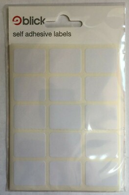 White Small Sticky Labels 19 x 25mm Price Stickers Tags Blank Self ...