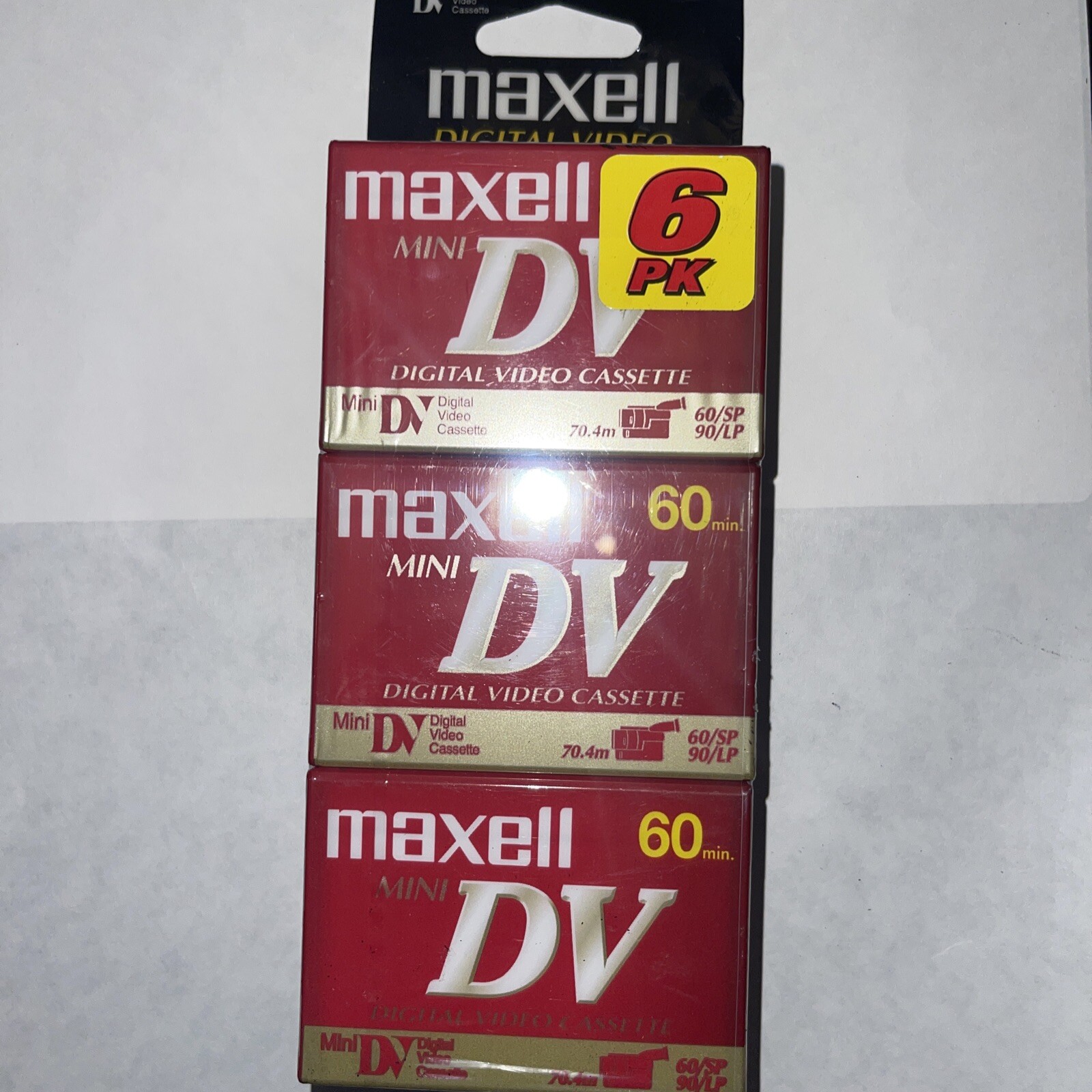 Maxell Mini DV Digital Video Cassette 60min 6 Pack - DVM60SE | eBay
