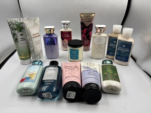 Bath & Body Works LOT Of 14 New Random Creams wash Lotion candle Men ...