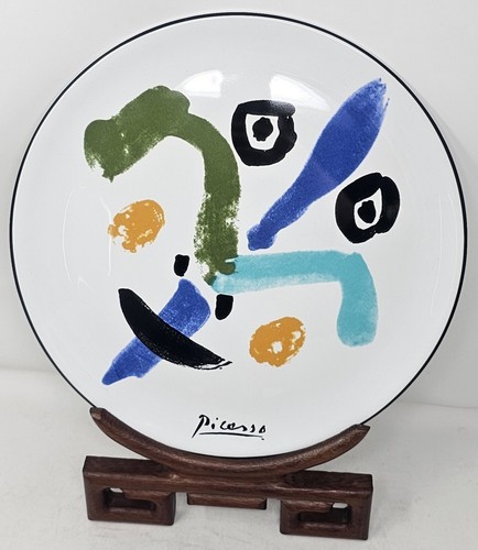 Picasso 1996 Ceramic Decorative Plate "Face 1963" Masterpiece Edition ...