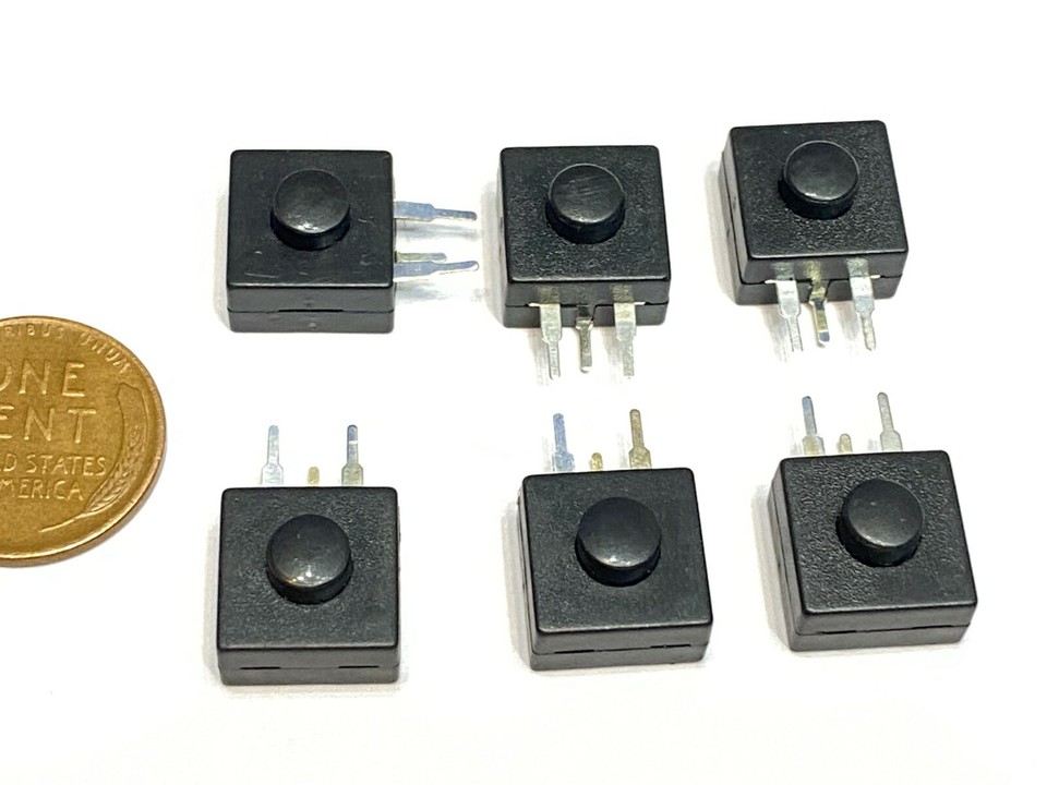 12 x Latching push button switch smd on/off flashlight mini small torch ...