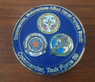 Submarine Allied Naval Force South Coin | eBay