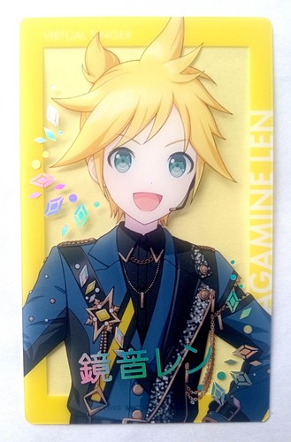 Project Sekai:Colorful Stage x Ensemble Stars clear card RARE Len ver ...