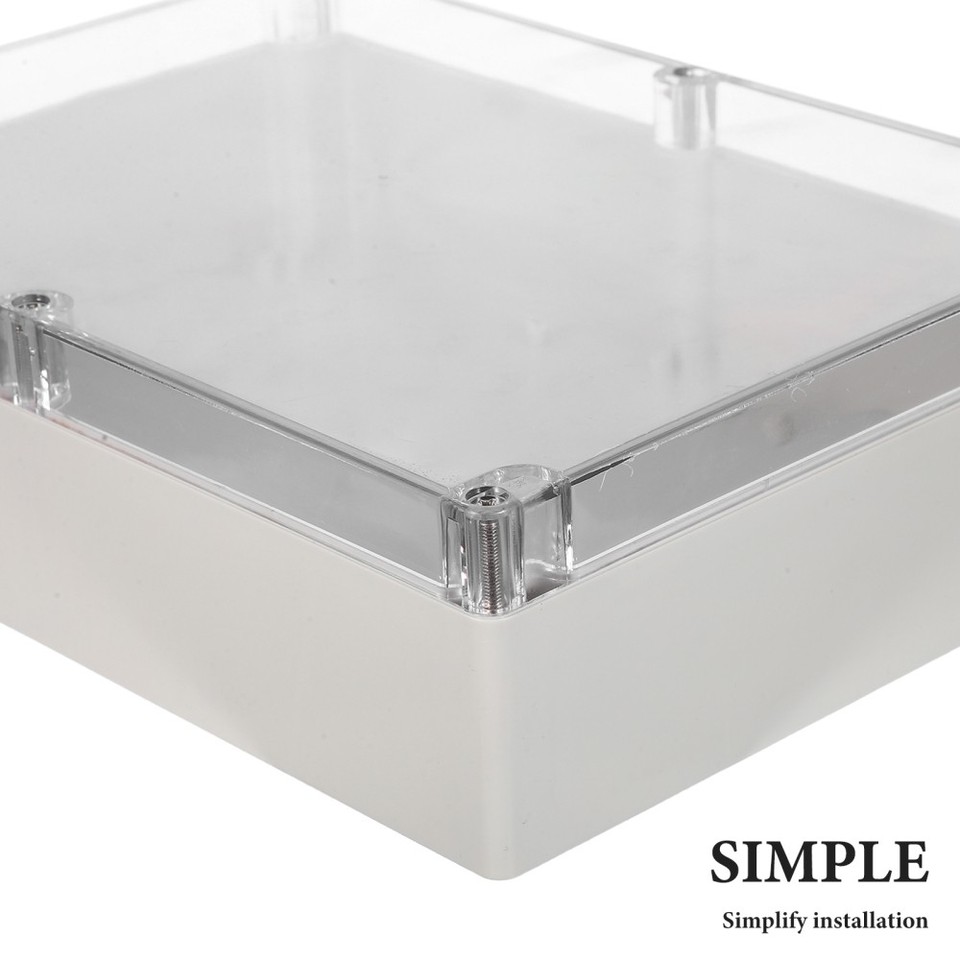 1 Set Weatherproof Plastic Junction Box with Cover for Outdoor ...