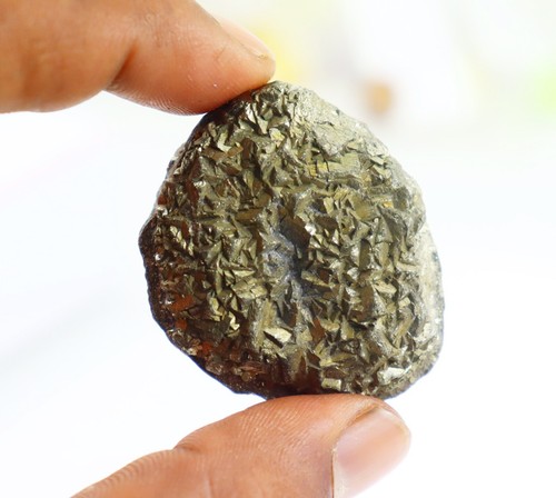 Pyrite Argent Naturel Couleur Naturel Uncut 320.80Ct Loos Certifié ...