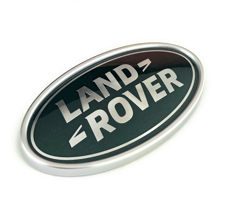 Range Rover Sport Evoque Tailgate Emblem Green Silver Land Rover Oval ...