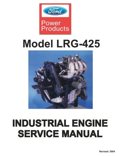 Ford LRG-425 Engine Workshop Manual | eBay
