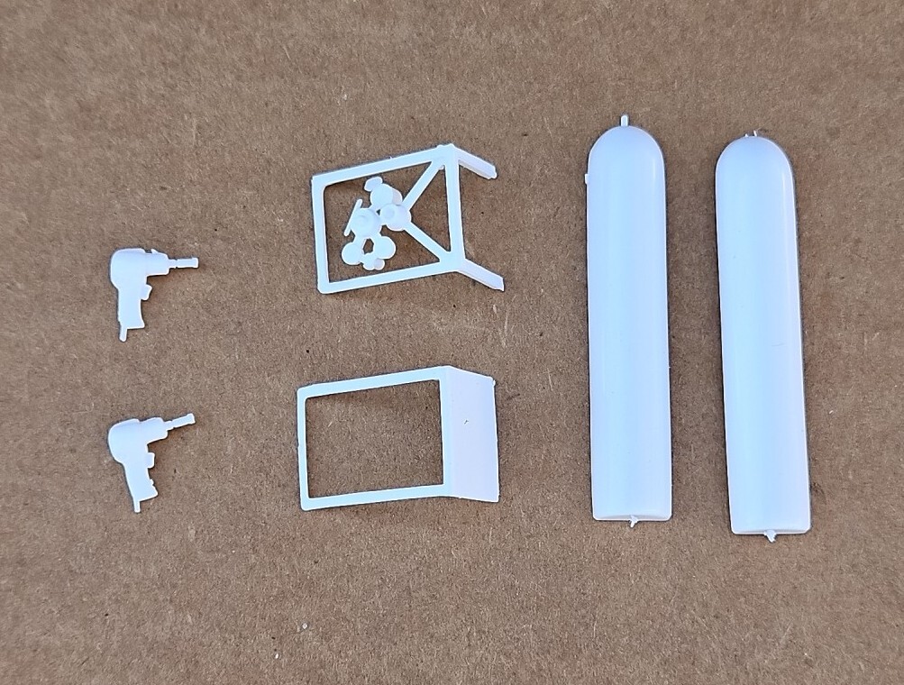 Monogram 1/24 NASCAR AIR CYLINDER, STAND AND AIR IMPACT. DRAG RACE SHOP ...