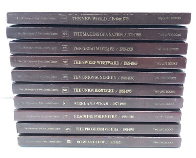 1976 Time Life Books History of the United States Volumes 1-10 1775 ...
