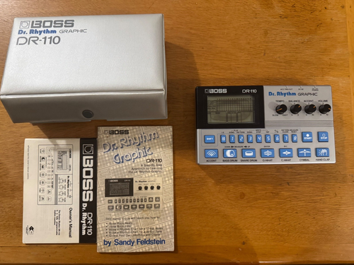 USED Boss DR-110 Dr. Rhythm Vintage Drum Machine | eBay