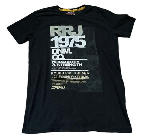 RRJ Shirt Rough Riders Jeans Streetwear Hip Hop y2k DMX Essential Men's ...