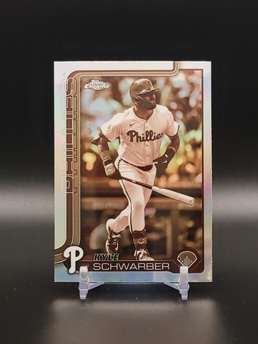 2025 Topps Chrome Baseball Kyle Schwarber SEPIA REFRACTOR Phillies | eBay