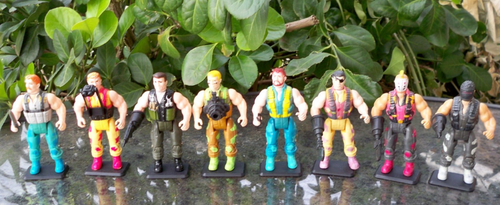 Vintage FULL SET Diamond Toys Commando 1985 Action Figures LOT ...