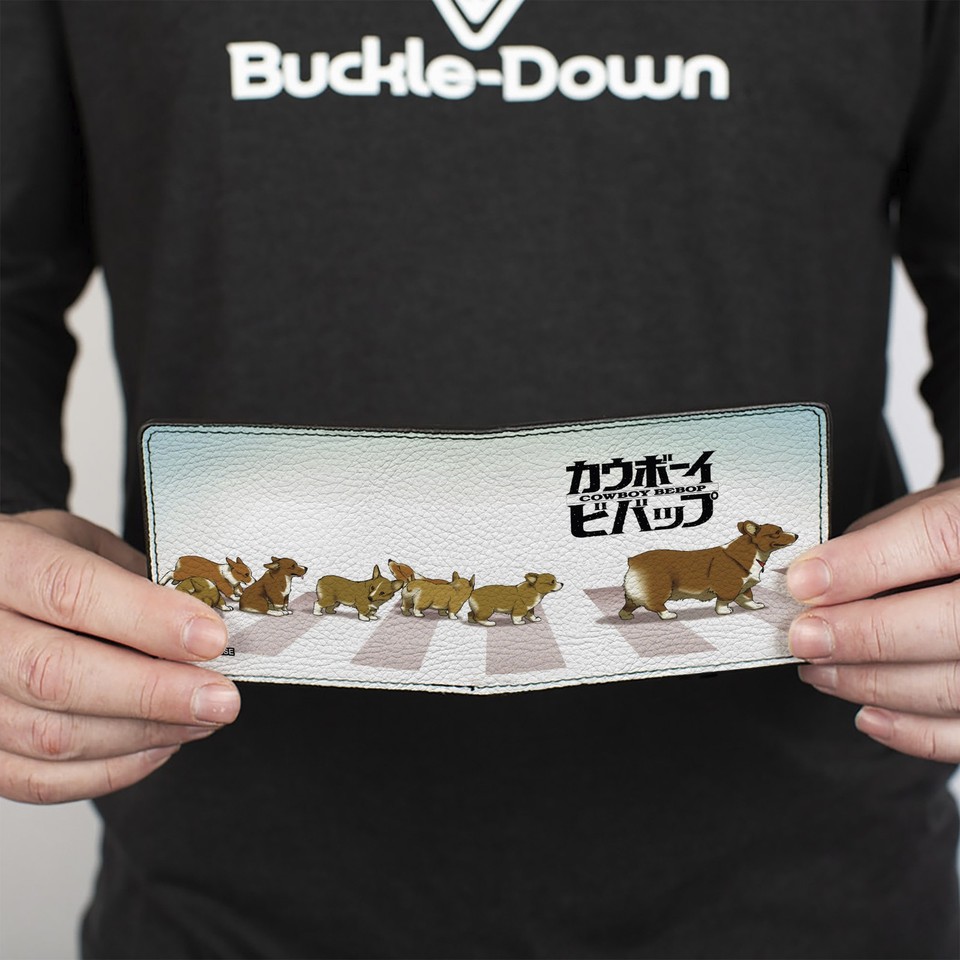 Bi-Fold Wallet COWBOY BEBOP Ein with Family Pose and Title Logo Blue ...