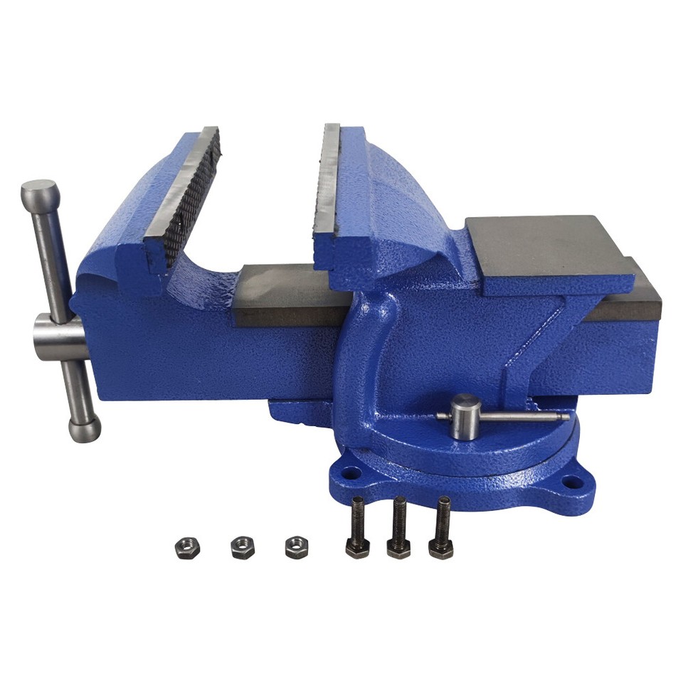 8 " Heavy Duty Table Vice High Precision Cast Steel with Anvil Bench ...