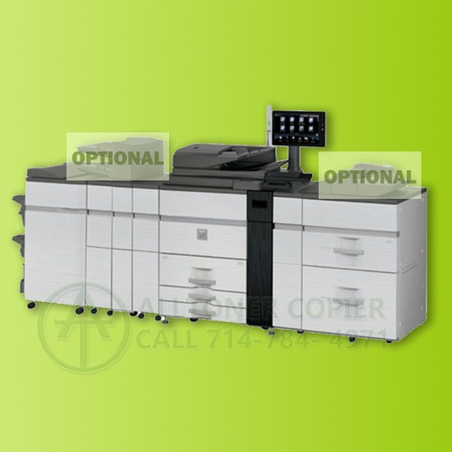 Sharp MX-M905N Mono Production Printer Copier Scanner Finisher 90PPM ...