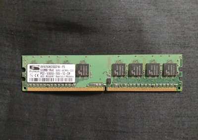 Promos V916764K24QCFW-F5 AEV 512MB 240p PC2-5300 CL5 8c 64x8 DDR2-667 ...