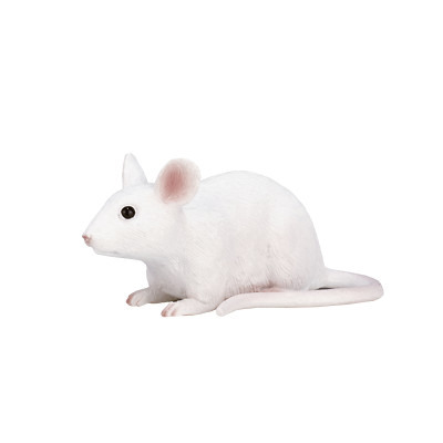 Mojo WHITE MOUSE cute pet farm models toys plastic figures animals NEW ...