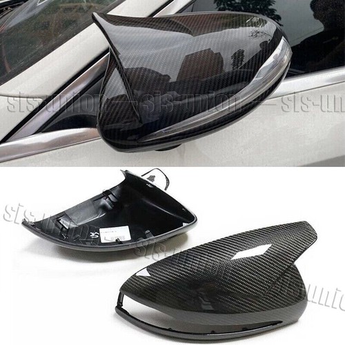 M-style Carbon Fiber Side Mirror Caps For Benz W205 X205 W222 W213 C63 ...