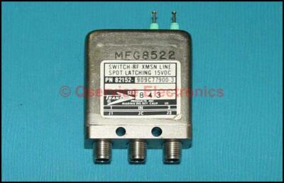 Coaxial Relay Transco Part # 82152-909C77900-3 SPDT 15 VDC Latching 492 ...