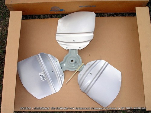 NEW SOURCE 1 026-25369-000 York Condenser Fan Blade 3 x 24 FREE ...