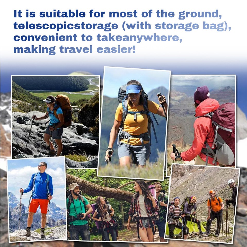 Hiking Tactical Stick Walking Staff Outdoor Multitool Trekking Pole ...