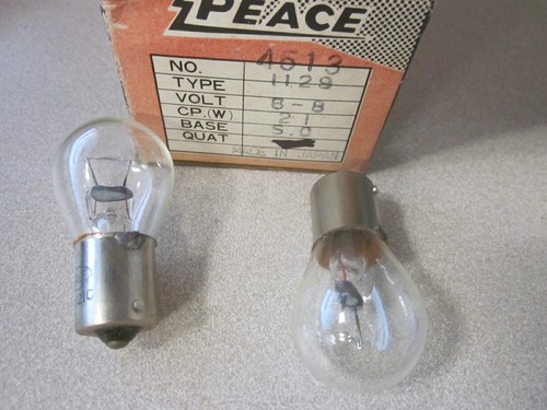 NOS Peace 6v 21CP(W) Base SC Turn Signal Light Bulb Flasher Bulbs 4513 ...