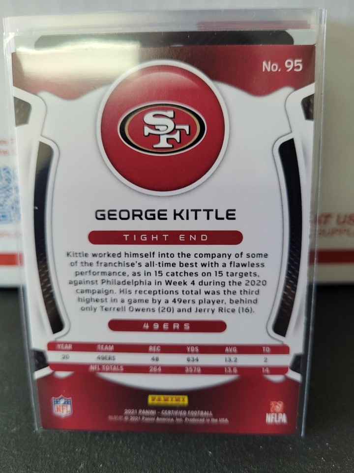 2021 Certified #95 George Kittle *0664 | eBay
