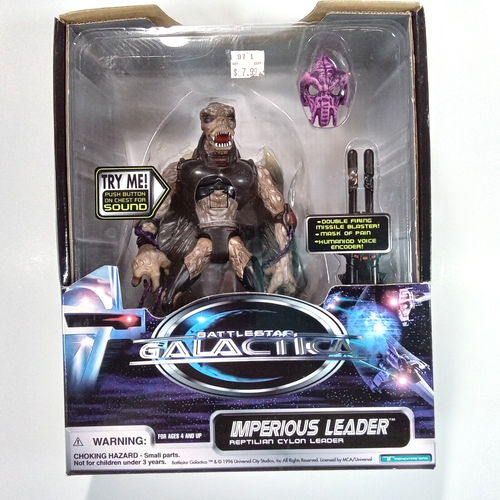 1996 Trendmasters Battlestar Galactica Imperious Leader Reptilian Cylon ...