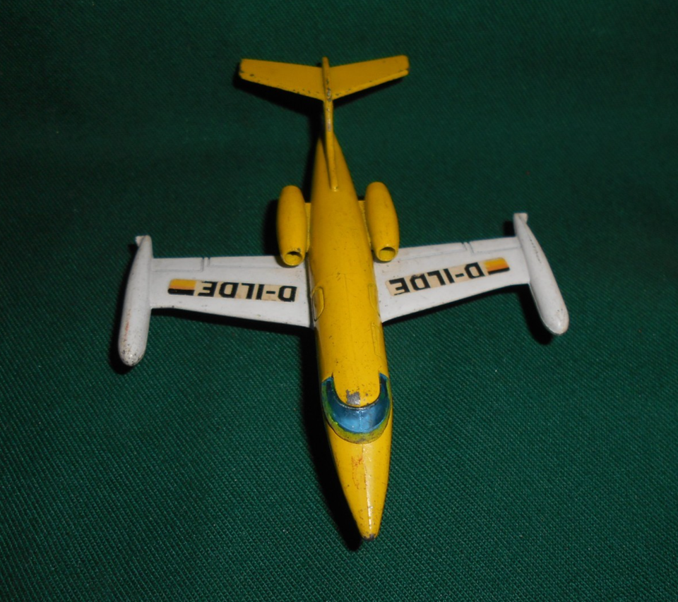 Matchbox SP1 Lear Jet Yellow and White 1973 Model, Unboxed | eBay