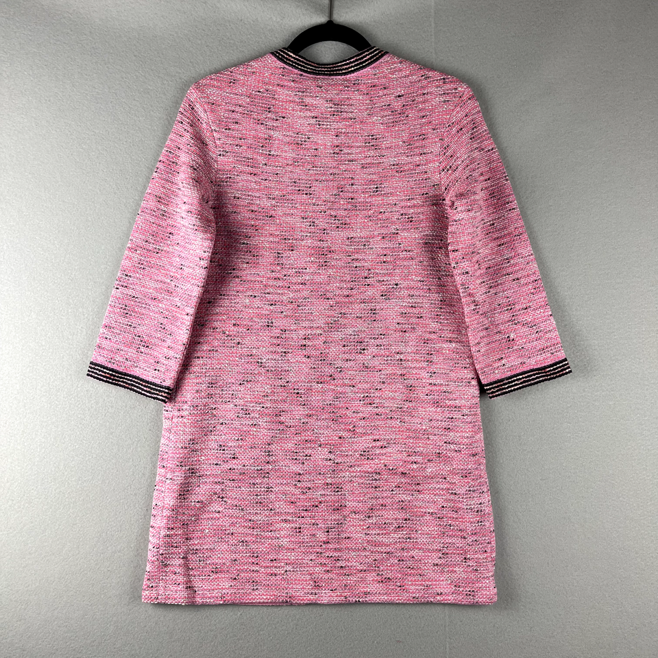 St John For Mary Kay Long Tweed Jacket Womens 0 Pink Wool Old Money ...